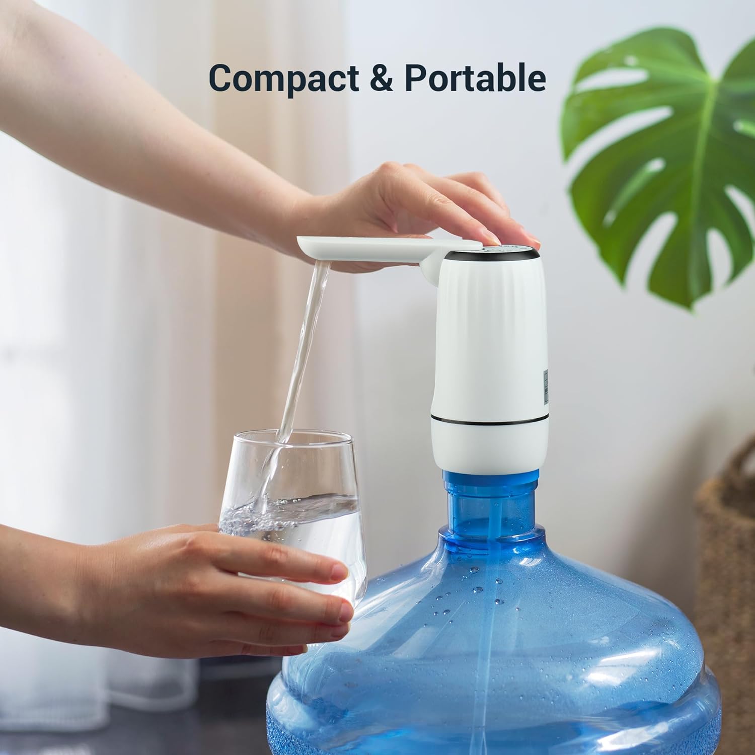 ISILER Automatic Water Dispenser Pump, 800Mah Usb Rechargeable Drinking ...